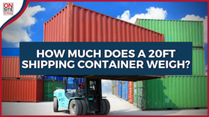 How Much Does a 20ft Shipping Container Weigh?